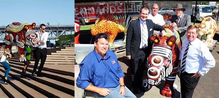 Wild! for rhinos - Dubbo Liberal Daily News – Saretta Art & Design