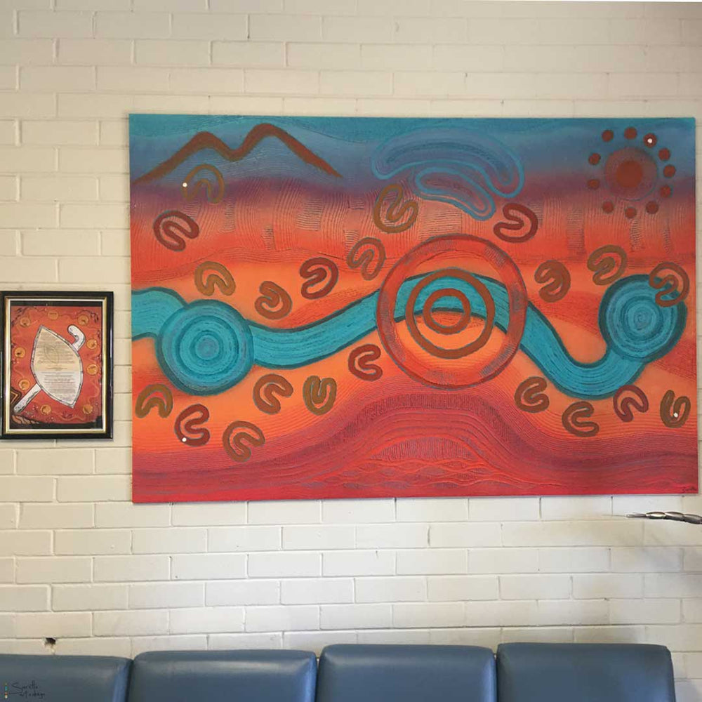 Biraban Public School totem pole installation | Saretta Art & Design