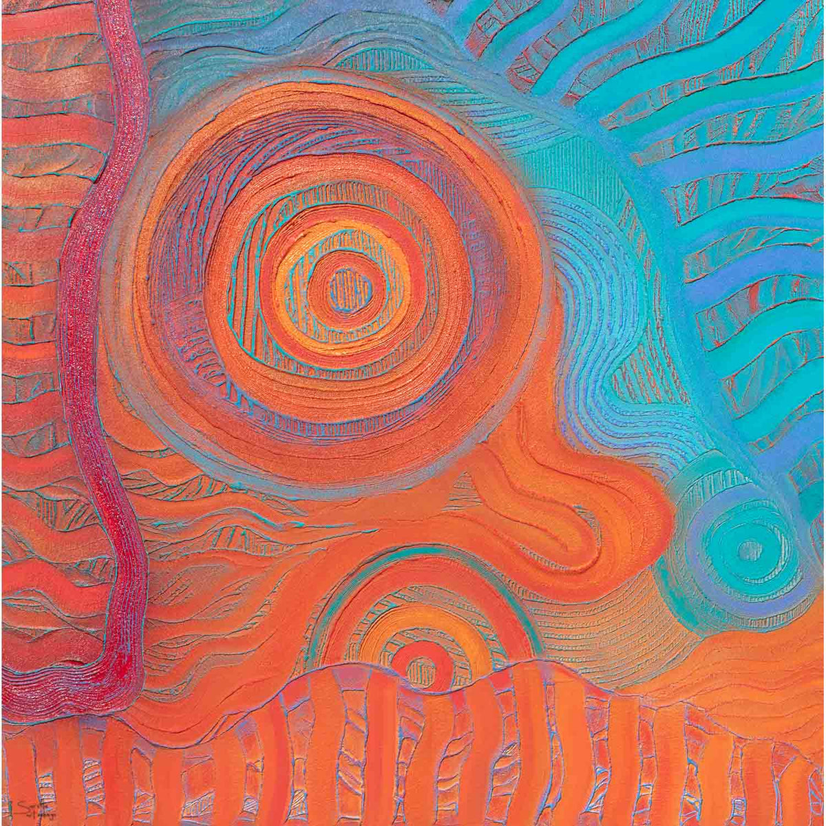 Resilience Original artwork by Saretta – Saretta Art & Design