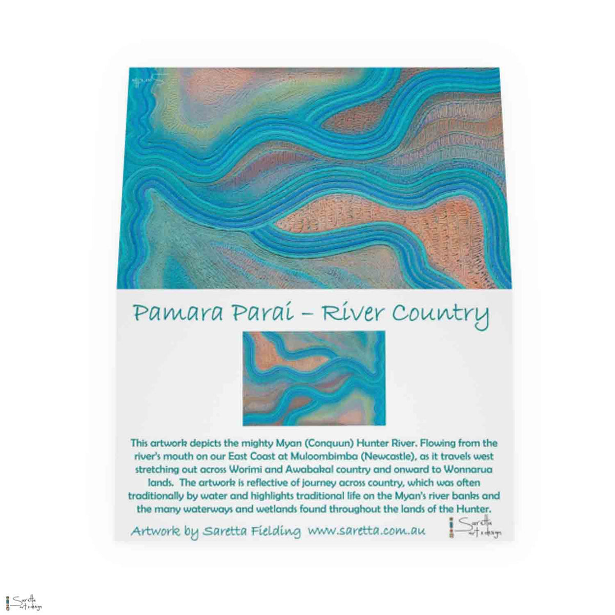 Greeting Card - Pamara Parai – River Country – Saretta Art & Design