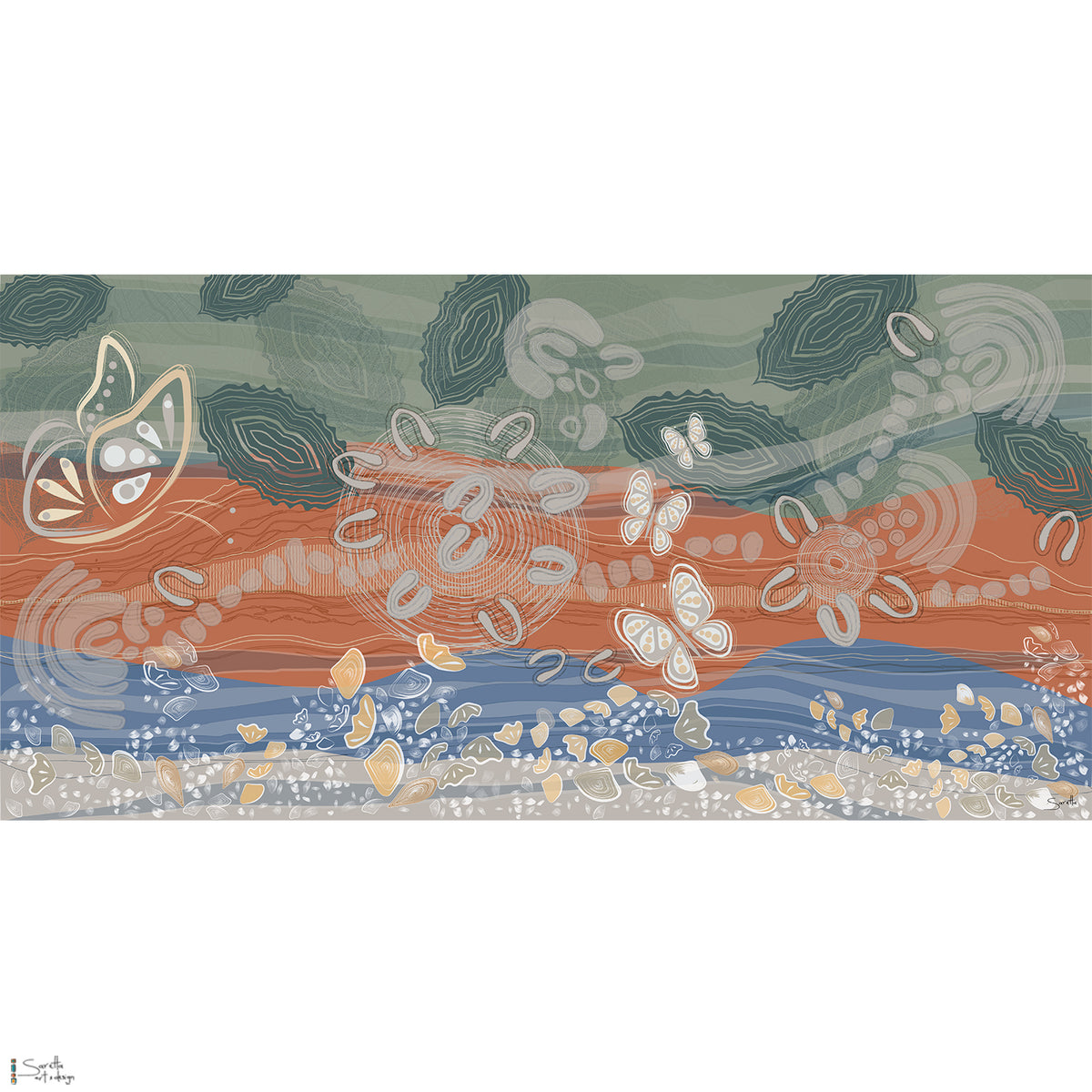Kurang Gunya - Bush Home by Saretta – Saretta Art & Design
