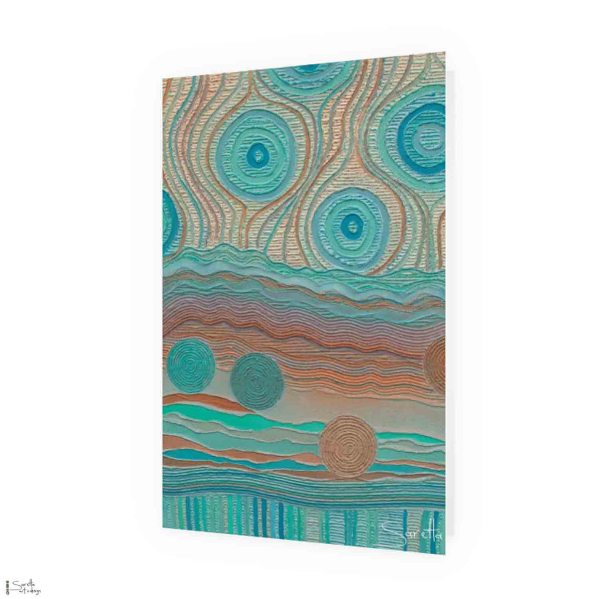 Greeting Card - Wakool Katowa Parai – One With Country – Saretta Art ...