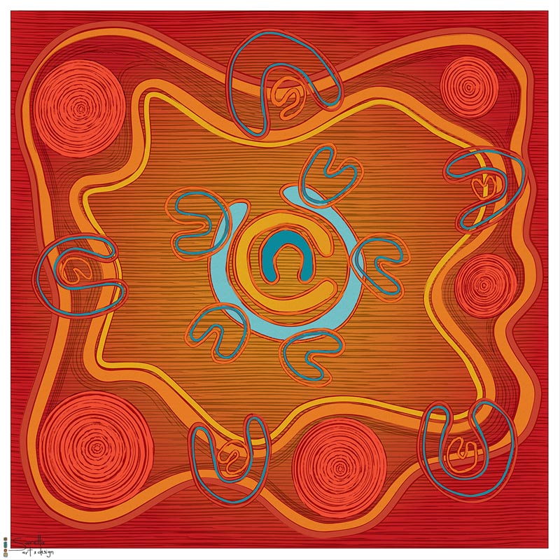 Ngaliinba Mariyang - Our Future Original artwork by Saretta Fielding ...