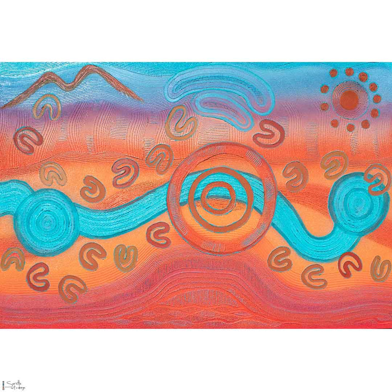 Biraban Public School, Original artwork by Saretta Fielding – Saretta ...