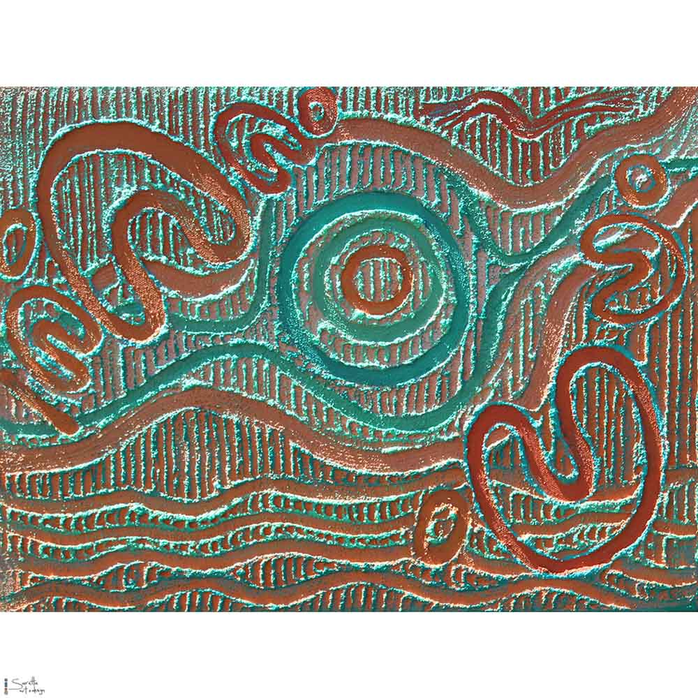 Tidda – Sister, Original artwork by Saretta Fielding – Saretta Art & Design