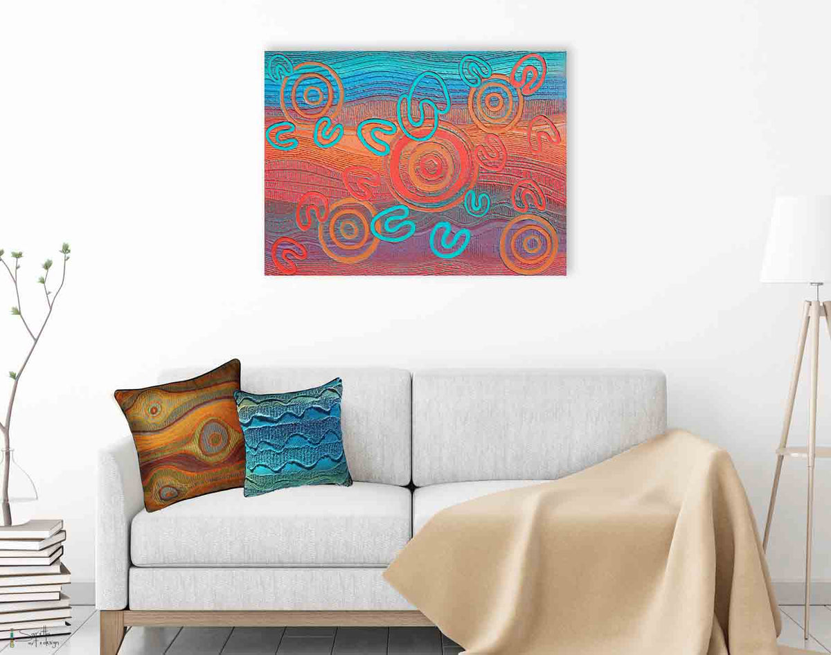 Matara Matara - Hand in Hand Original artwork by Saretta Fielding ...