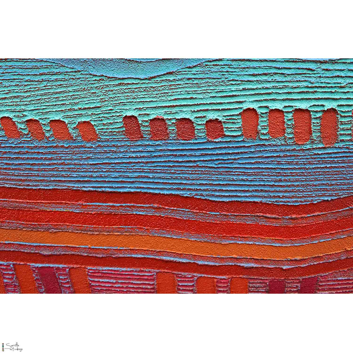 Land of Awabakal Original artwork by Saretta – Saretta Art & Design
