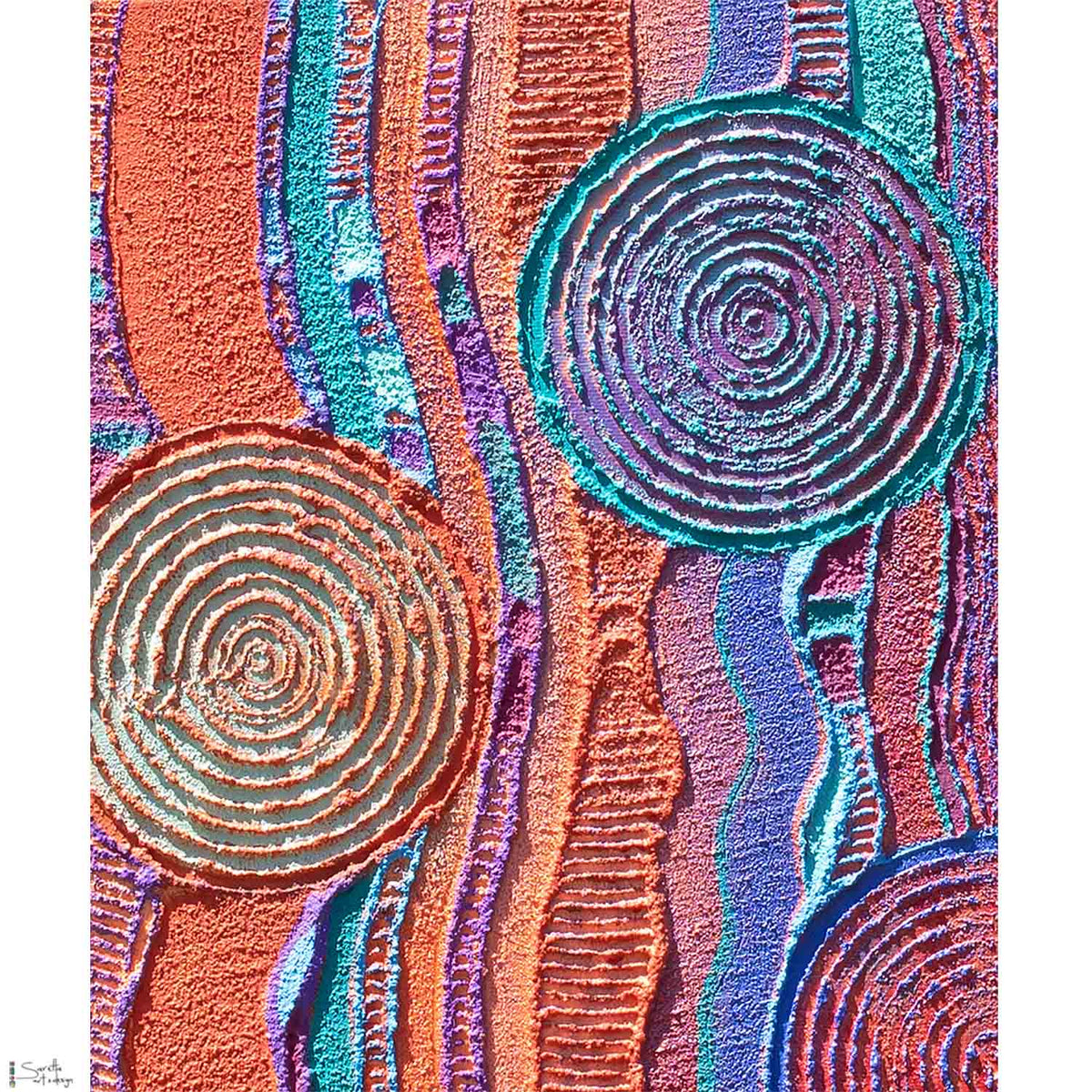 Kintay (Happy) Celebration 2 Original artwork by Saretta – Saretta Art ...