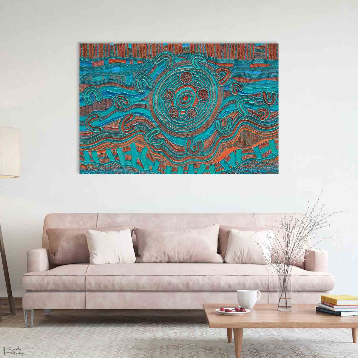 Wakool Konara Yamuloong – One Family Gather Original artwork – Saretta ...