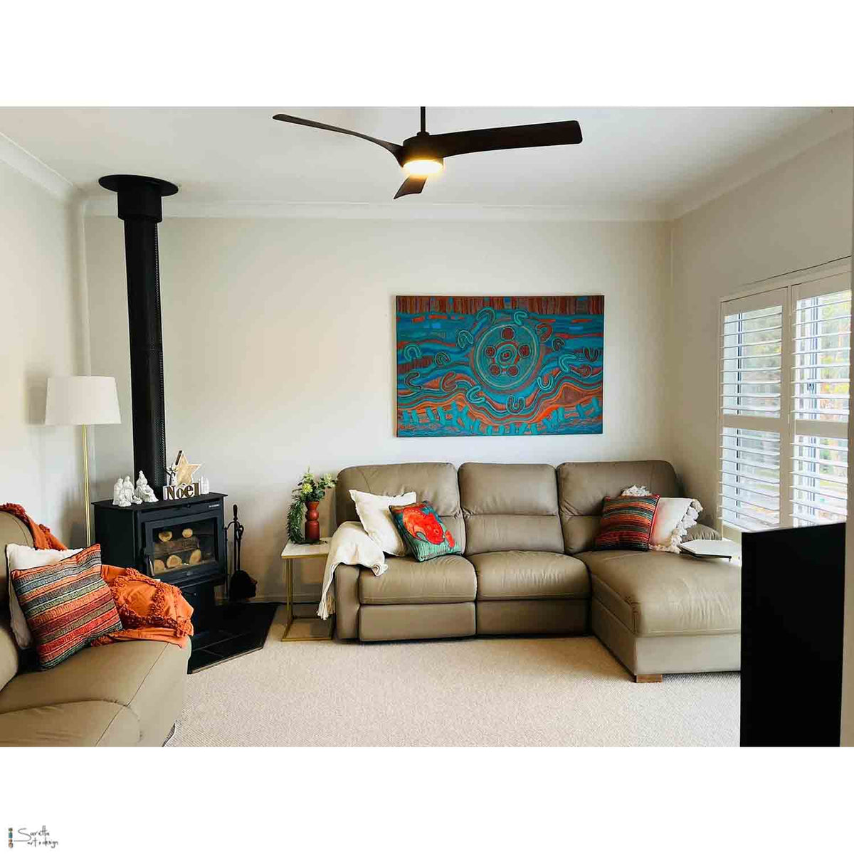 Wakool Konara Yamuloong – One Family Gather Original artwork – Saretta ...