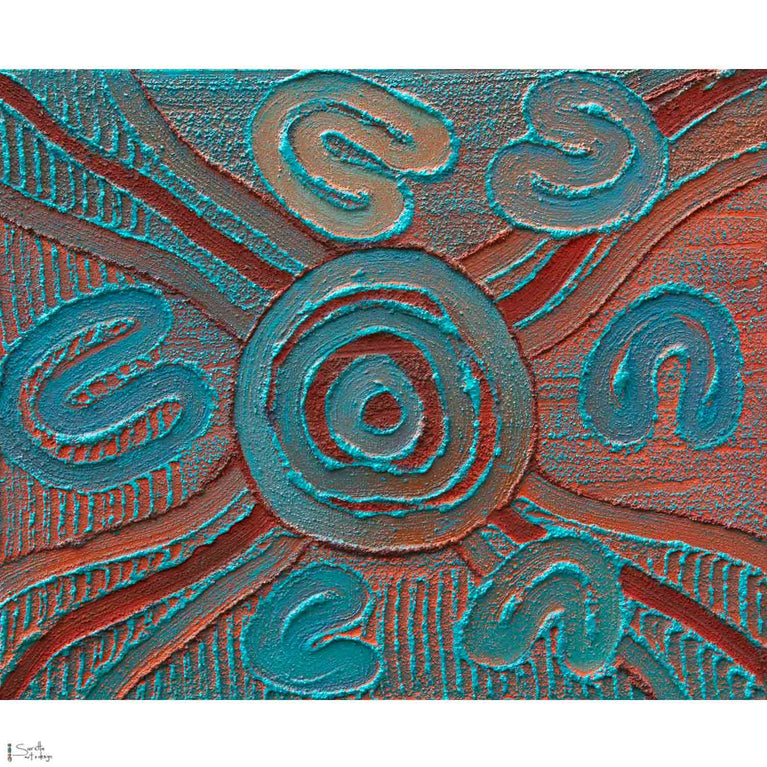 Yarning Circle Original artwork by Saretta – Saretta Art & Design