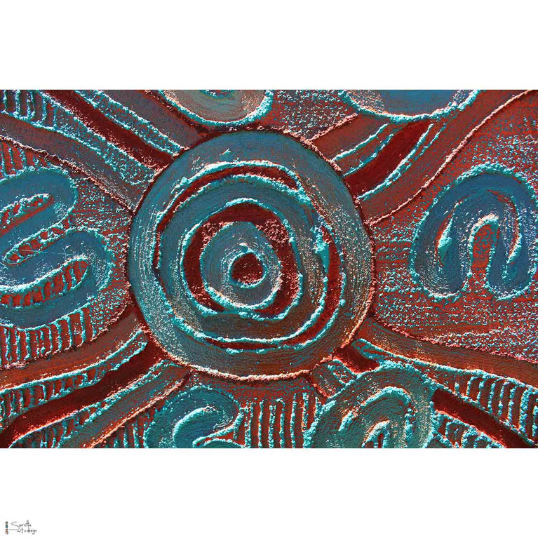 Yarning Circle Original artwork by Saretta – Saretta Art & Design