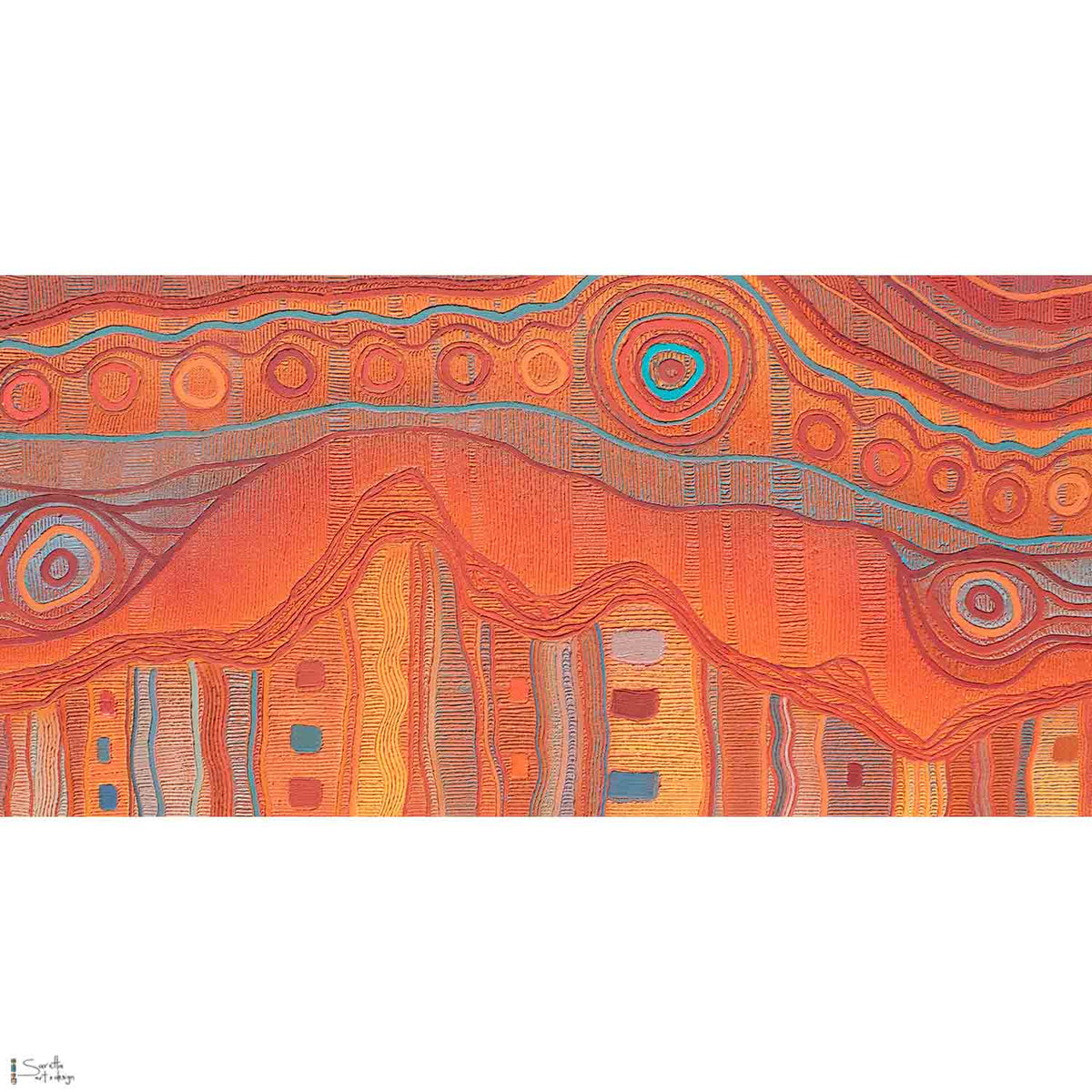 Balgarr – Mountain BHP Mt Arthur Original artwork by Saretta Fielding ...