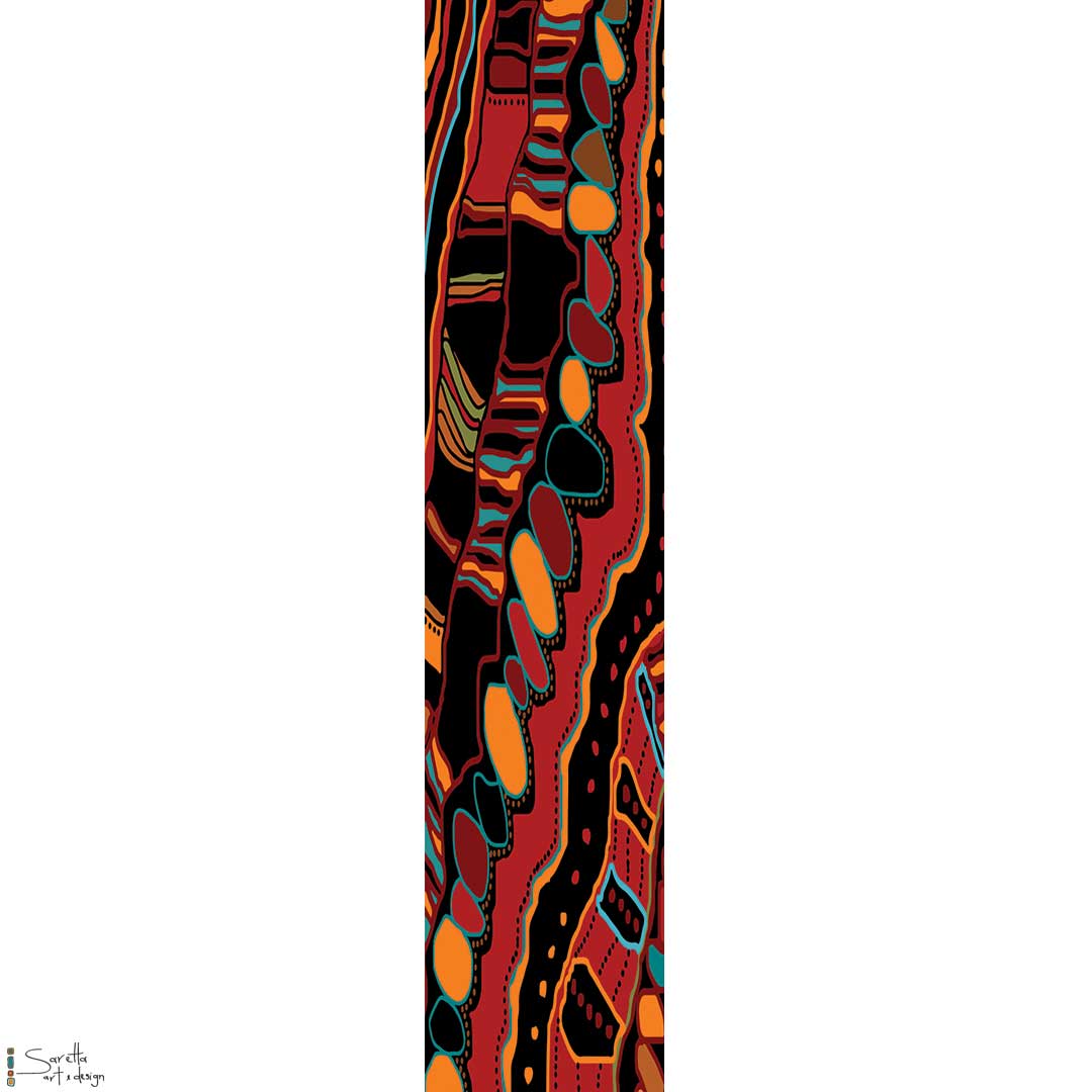 Table/Bed Runner - Dreamtime by Saretta Fielding – Saretta Art & Design