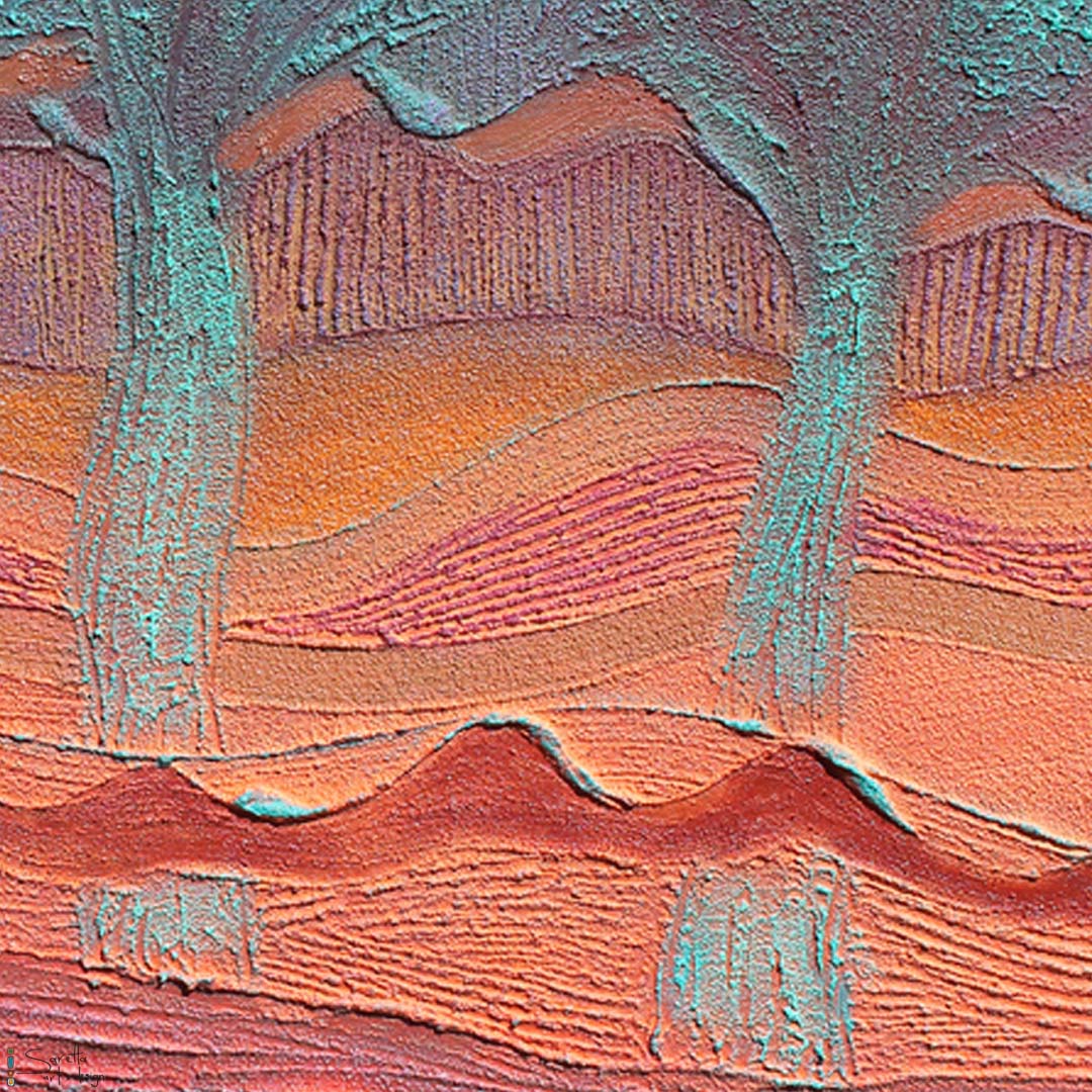 Karang Parai – Bush Country Original Aboriginal artwork by Saretta ...