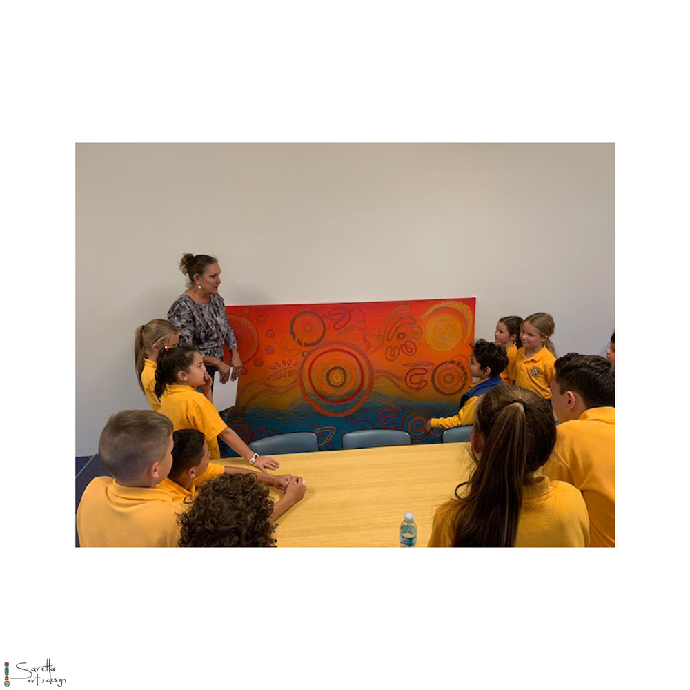 Mural for Kotara Public School Original artwork by Saretta Fielding ...
