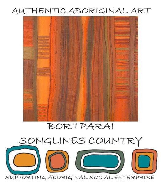 Borii Parai Aboriginal Silk Scarf by Saretta – Saretta Art & Design